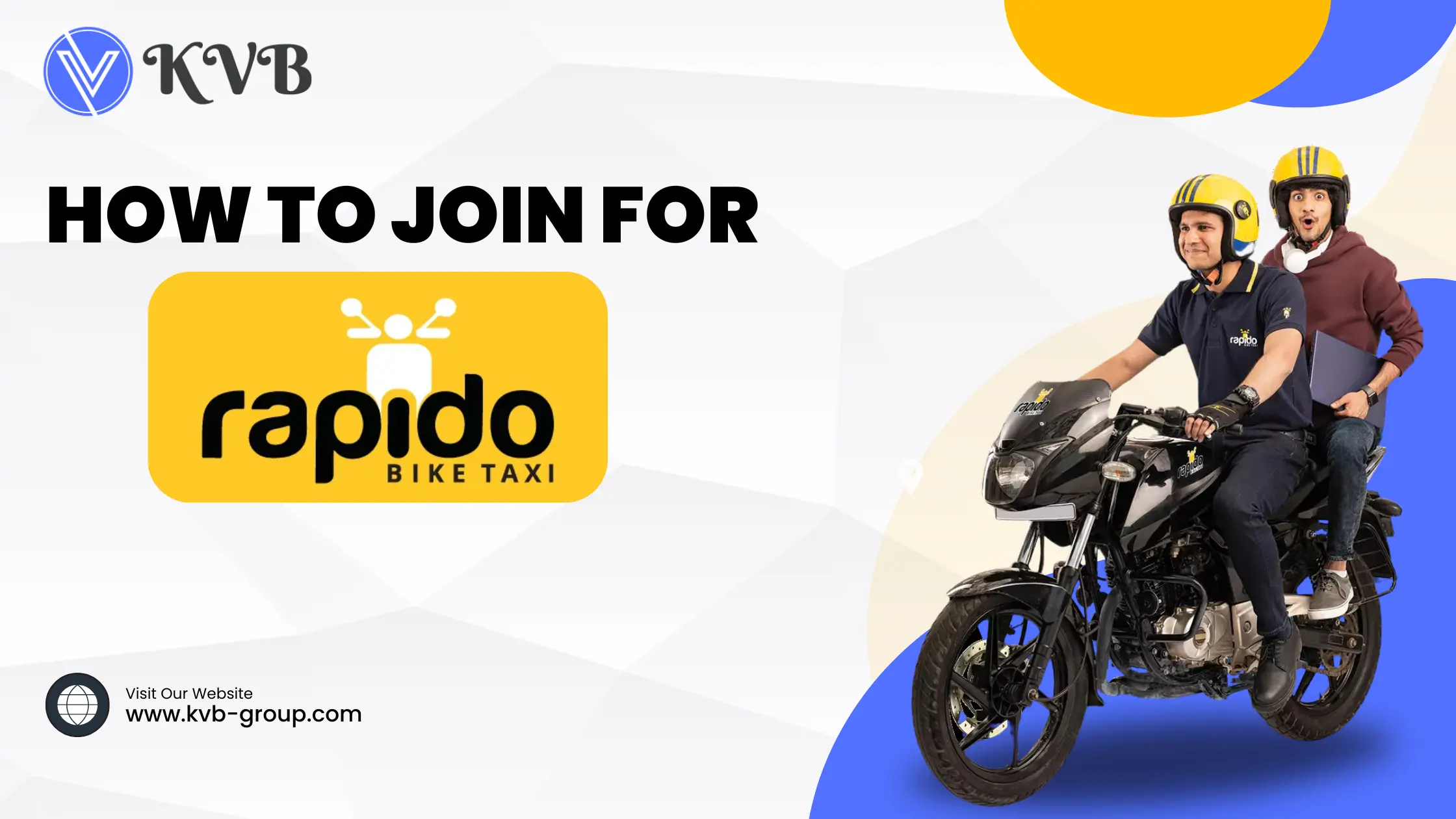 How to Join Rapido | Step-by-Step Guide for Bike Taxi Captains